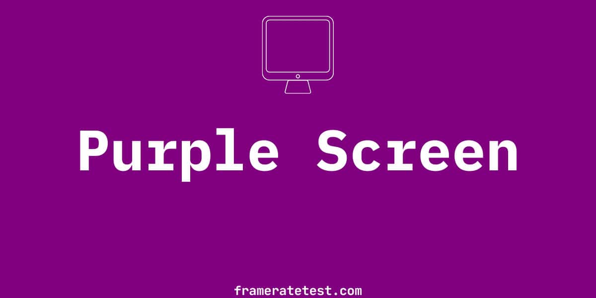 Purple Screen - Full Screen Purple Display for Creative Lighting & Testing